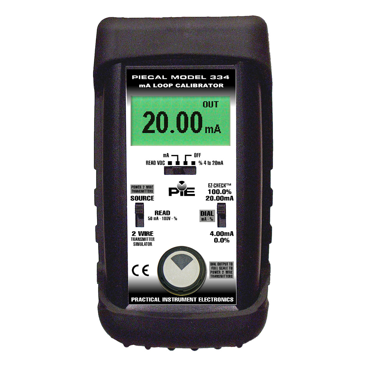 PIE Calibrators PIECAL 334 4-20 mA Loop Calibrator - PIE334